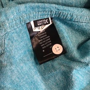 Volcom | Shirts | Turquoise Blue Shirt | Poshmark